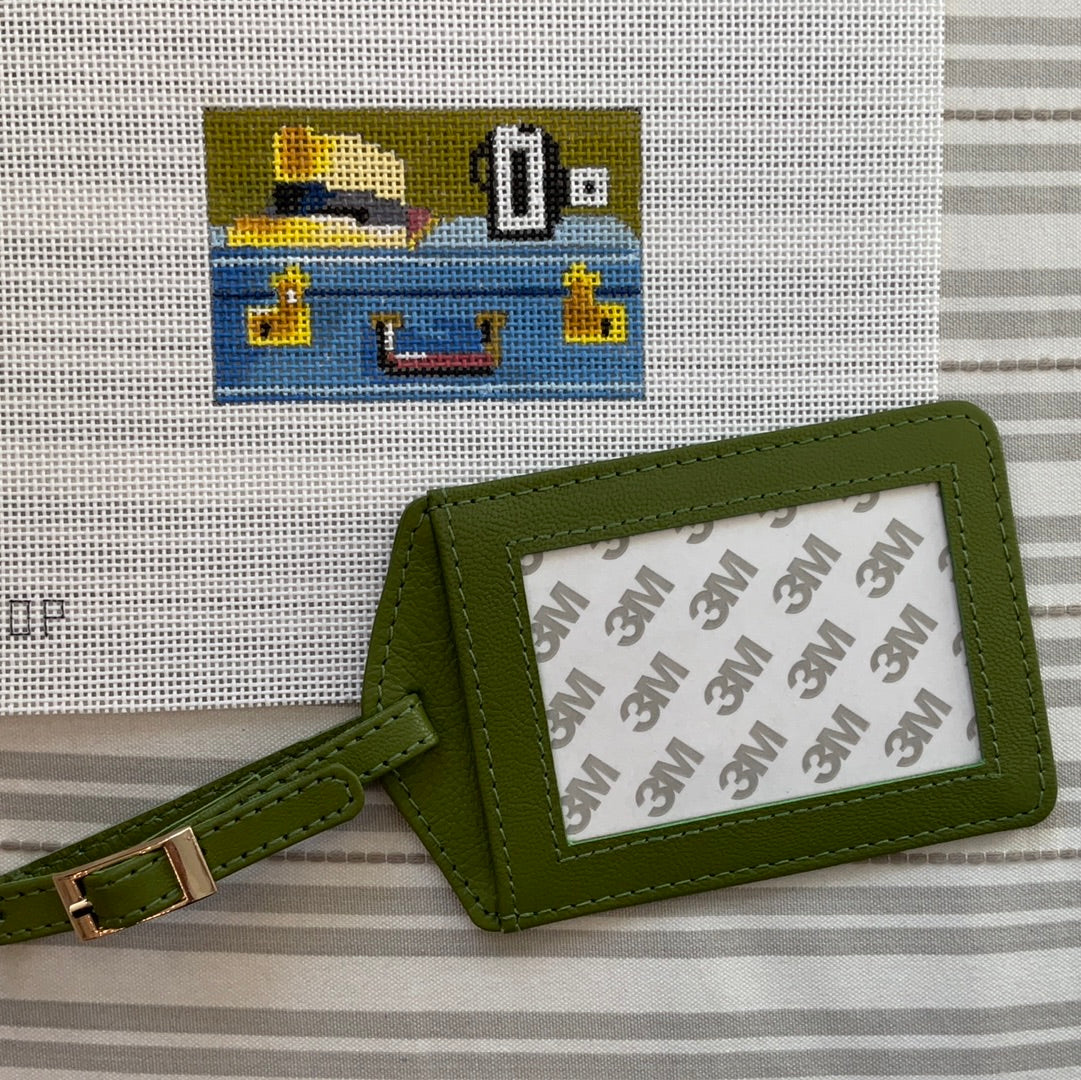 Luggage Tag SF-PELT Olive Green – Heirloom Designs